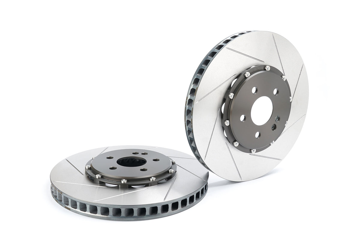 GLA 45 AMG (X156) 2-pc Floating Brake Rotors (Front) — Alcon Brake Kits