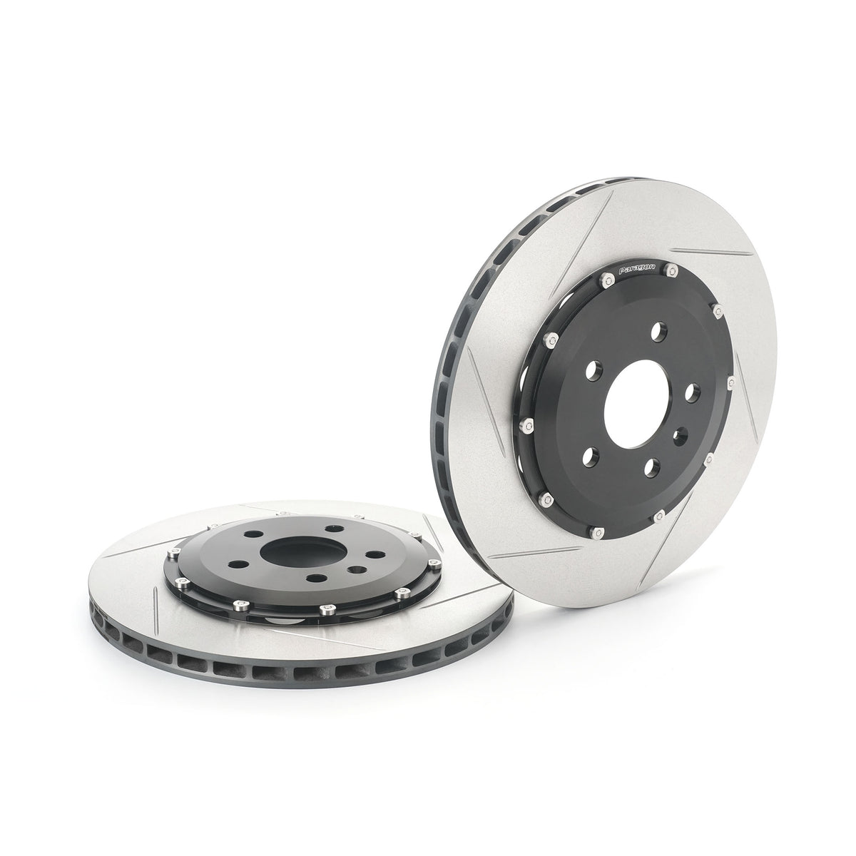 B9/B9.5 S4/S5/SQ5 2-pc Floating Brake Rotors (Rear) — Alcon Brake Kits