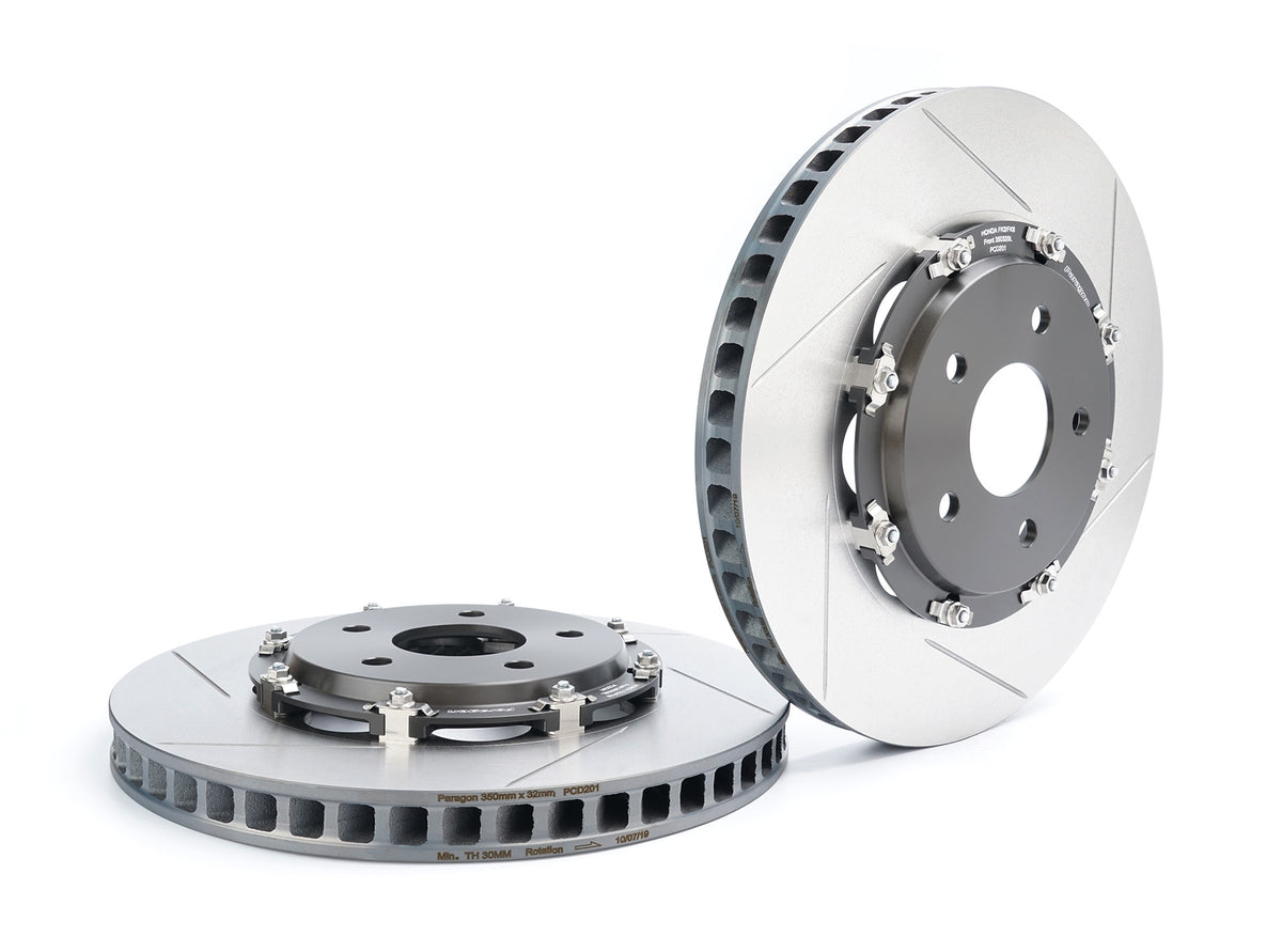 Civic Type R FK2 2-pc Floating Brake Rotors (Front) — Alcon Brake Kits
