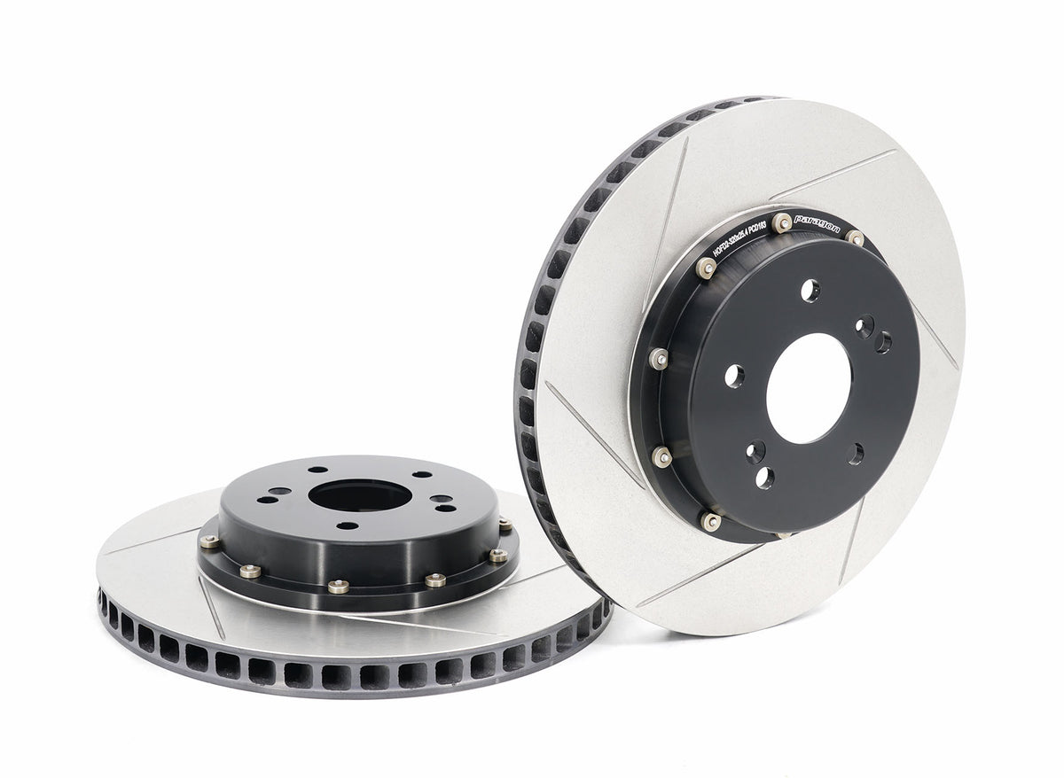 Civic Type R FD2 2-pc Floating Brake Rotors (Front) — Alcon Brake Kits
