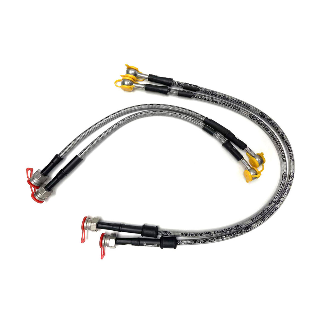 Tesla Model 3 / Model Y Stainless brake lines front and rear — Alcon ...