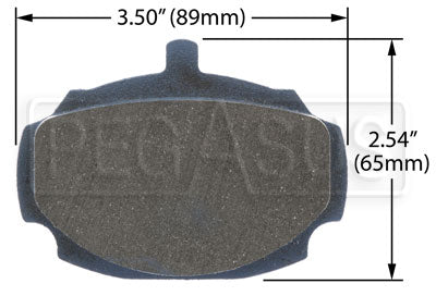 Hawk Performance HB132 Series Brake Pad — Alcon Brake Kits