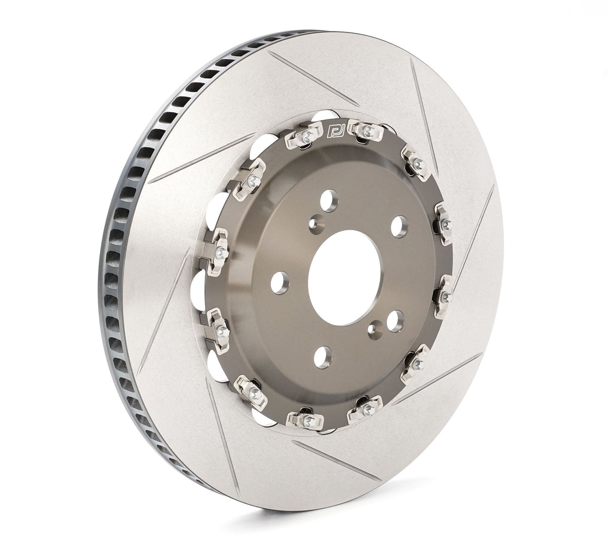 Model 3 Perf / Model Y 2-pc Front Larger Brake Rotors — Alcon Brake Kits