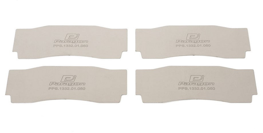Alcon CAR97 / Mono6 Titanium Pad Heat Shields — Alcon Brake Kits