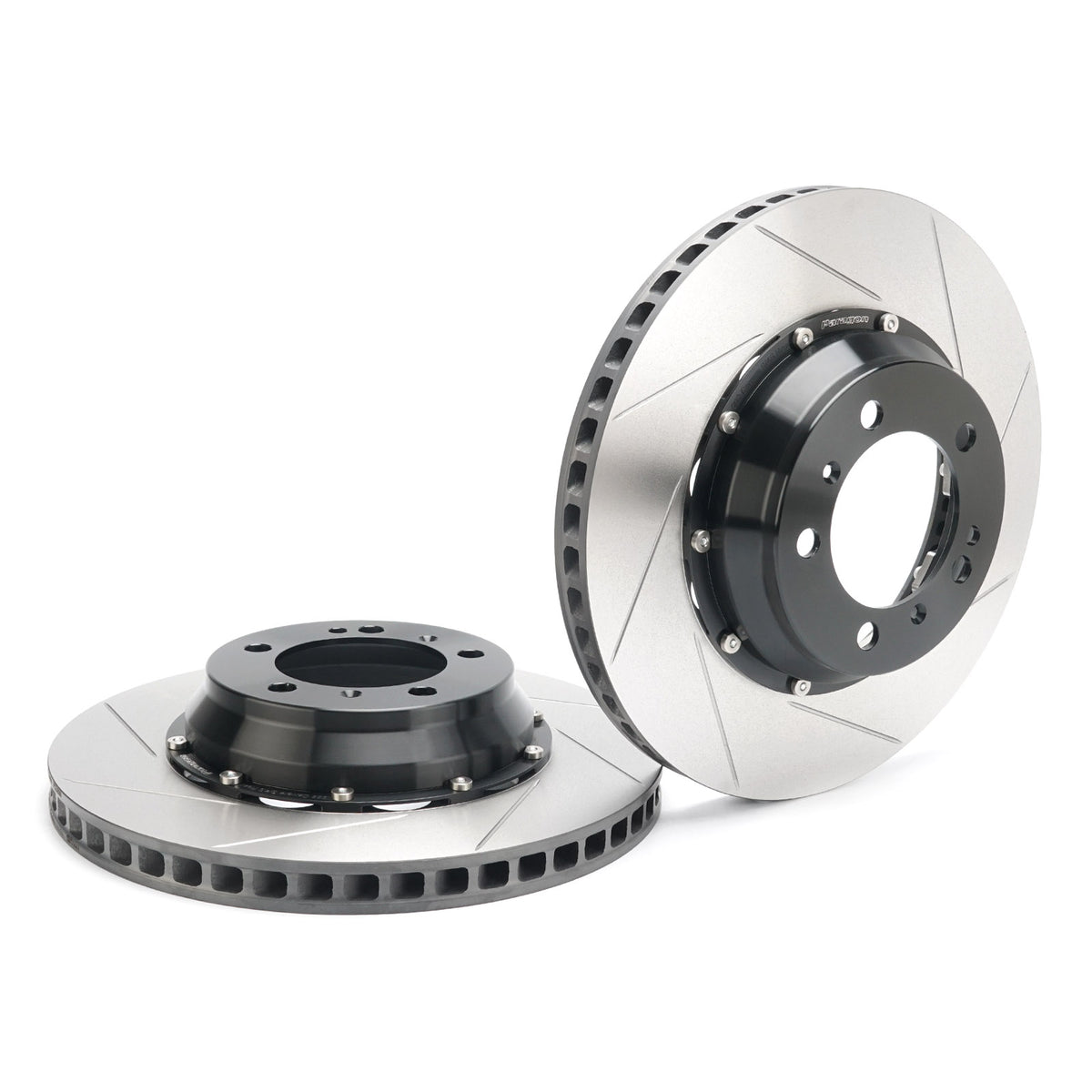 997 Turbo / Turbo S 2-pc Floating Brake Rotors (Rear) — Alcon Brake Kits