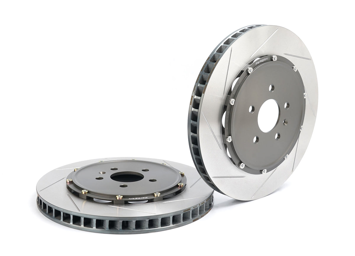 R8 Mk1 2-pc Floating Brake Rotors (Rear) — Alcon Brake Kits