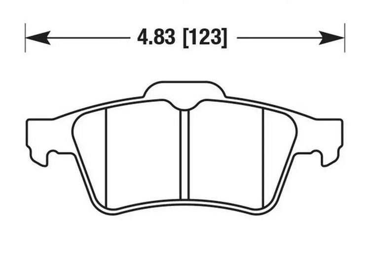 Hawk Performance HB478 Series Brake Pad — Alcon Brake Kits