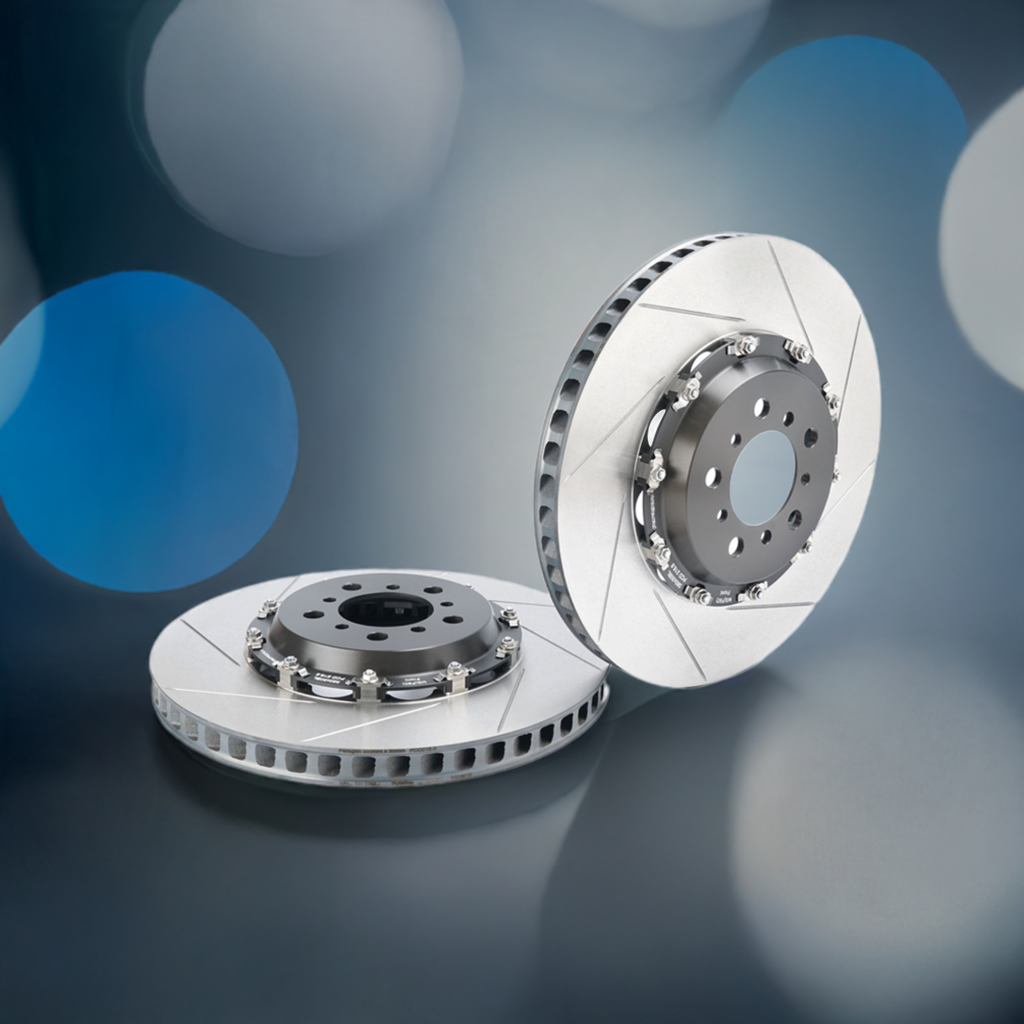 F8X M2/M3/M4 2-piece Floating Brake Rotors (Front) — Alcon Brake Kits