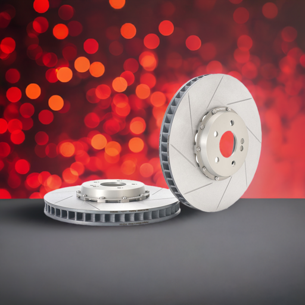 C43 AMG (W205) 2-pc Floating Brake Rotors (Front) — Alcon Brake Kits