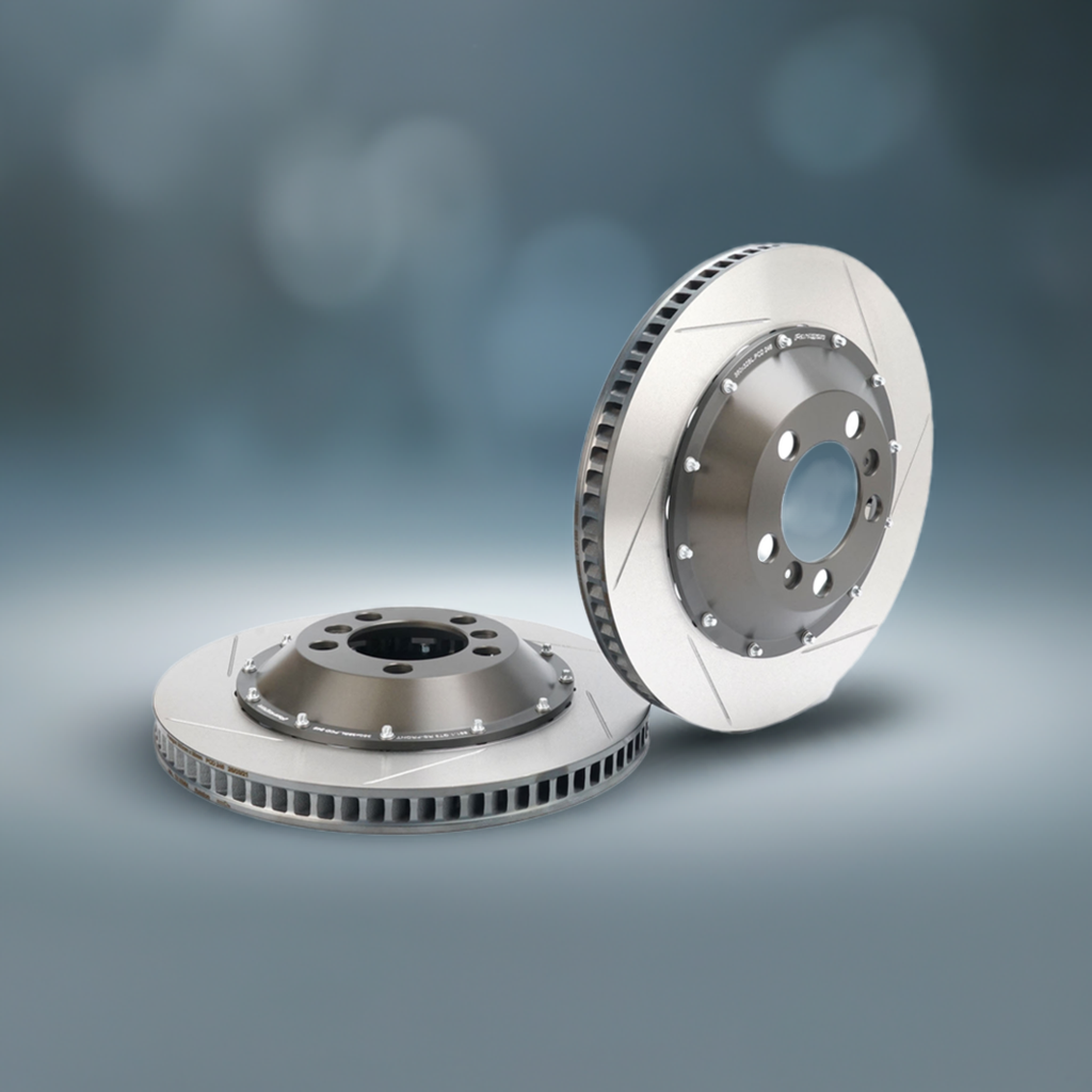 Porsche 991 GT3 Cup 2-pc Floating Brake Rotors (Front) — Alcon Brake Kits