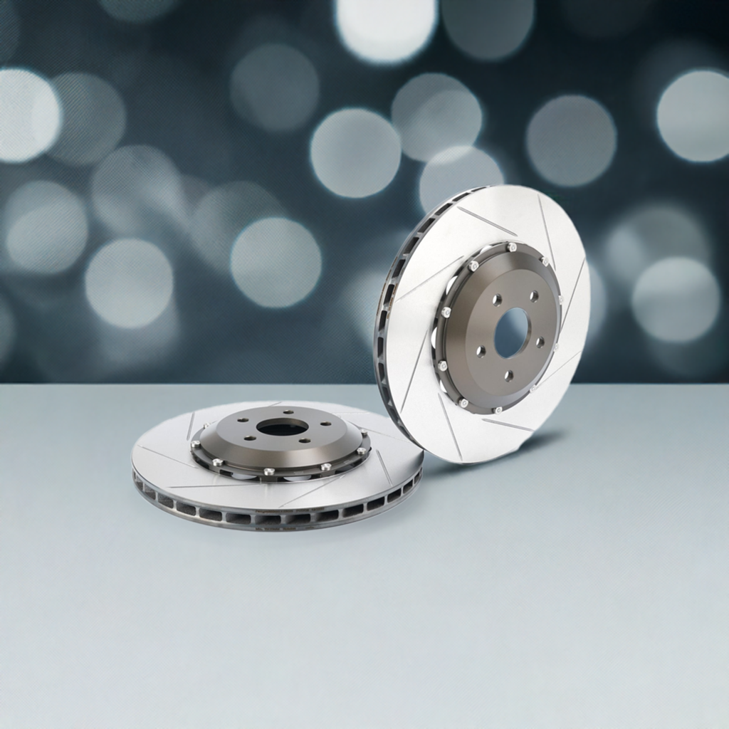 Focus RS Mk3 2-pc Floating Brake Rotors (Front) — Alcon Brake Kits