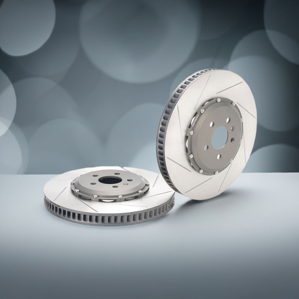 RS5 B9 / B9.5 2-pc Floating Brake Rotors (Front) — Alcon Brake Kits